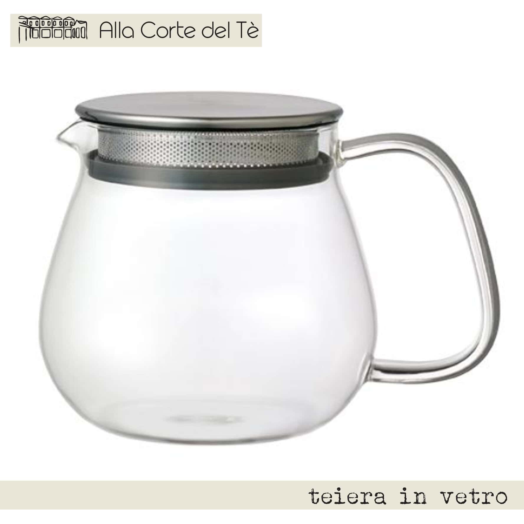 TEIERA IN VETRO 460 ml - Alla Corte del Tè